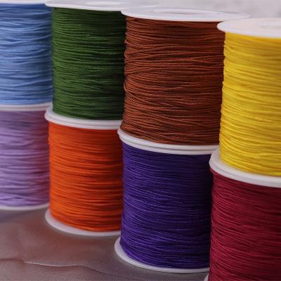 China 120m 0,8mm Jade zijde draad Nylon Chinese knoop lijn voor sieraden maken en perlen Te koop