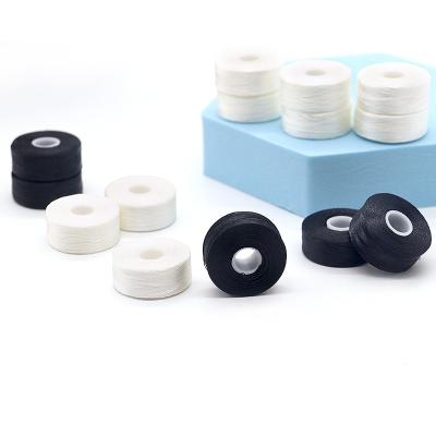 Cina Modello Tintato Poliestere Tipo L Pre-Vulto WT60 75d/2 lato meno filo di ricamo Bobbin in vendita