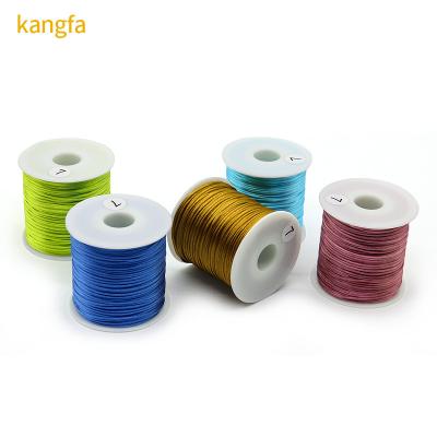 China 1mm 1.5mm 2mm cordón de cuerda de nylon cuerda de artesanía tejida para accesorios de nudos chinos en venta