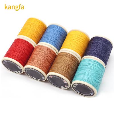 Cina Materiale conico Plastico 80m Poliestere legato Filato circolare cerato per cucitura di cuoio in vendita