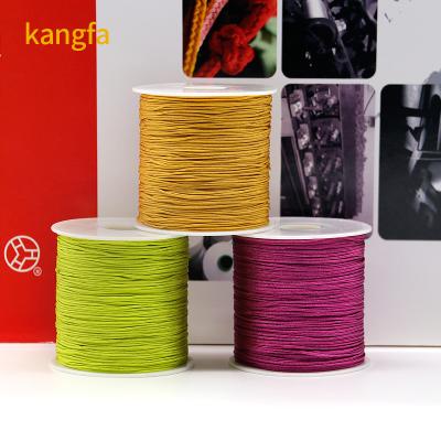 China Corda trançada de nylon para Kumihimo Pulseira Macrame Nudo Chinês Joalharia 1mm 1.5mm à venda