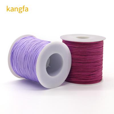China Corda trançada de nylon para Kumihimo Pulseira Macrame Nudo Chinês Joalharia 1mm 1.5mm à venda