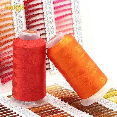 Cina Filato di ricamo a macchina 100G Peso netto 4000y Lunghezza 120d/2 100% poliestere Durable in vendita