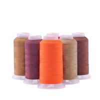 China Pattern Dyed Strength 100% Polyester Sewing Thread for TEX70 250D/3 304 Colors for sale