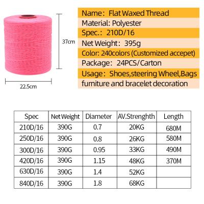 China Hand Stitching Craft Wax Cord String for Heavy Duty Leather Sewing Durable and Versatile for sale