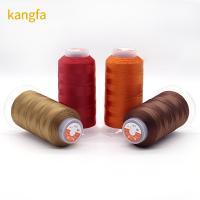 China Pattern Dyed Strength 100% Polyester Sewing Thread for TEX70 250D/3 304 Colors for sale