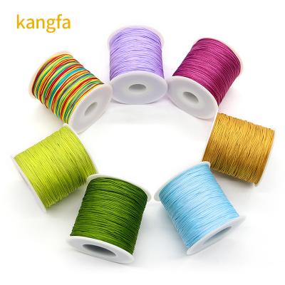 China DIY Chinese knoop Nylon gevlochten touw Taiwan Jade draad Kleurrijk goud 0,8 mm 1,0 mm 1,5 mm Te koop