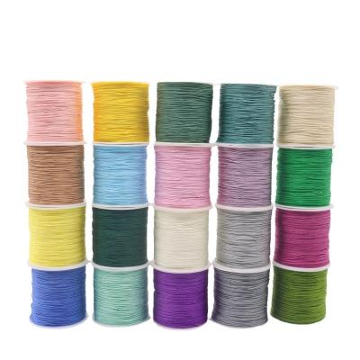 China Geweven halsketting touw 1 mm voor DIY Handgemaakte Perlen Rood touw draden Juwelen Jade draad Te koop