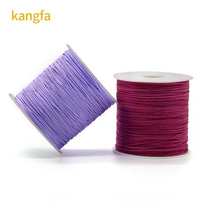China Fios de cordão de joalheria de negócios de jade 0,8 mm Fios de cordão de nylon para pulseiras de nós chineses à venda