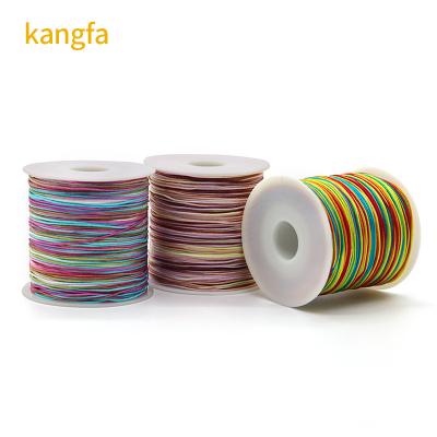 China Fios de cordão de joalheria de negócios de jade 0,8 mm Fios de cordão de nylon para pulseiras de nós chineses à venda