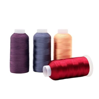 Cina 3500Y 120d/2 100% Rayon Mercerizzato Filato di ricamo per accessori di ricamo a macchina in vendita