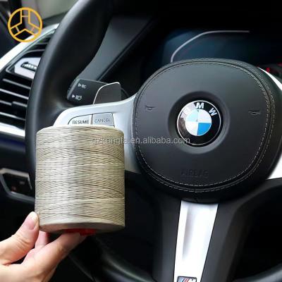 Cina 400G poliestere/cerato 250d/16 filo di spessore piatto per sacchetto di pelle a ruota a mano in vendita