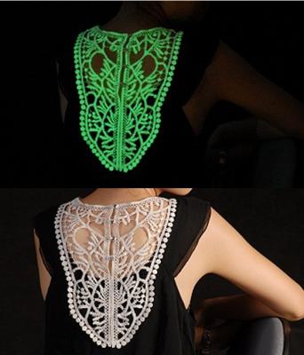 Cina Glow In The Dark 150D/2 Filato ricamato in poliestere 3000 Yards Roll Peso netto 100G in vendita