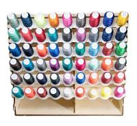 China Polyester / Viscose 120d/2 Multi Color Thread for Embroidery Machine Sample Send 30g for sale