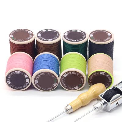 Cina Fabbricazione a mano di maglieria 420D / 3 filati contare filo di cucitura per borsa di pelle bracciali fai da te 30 colori in vendita