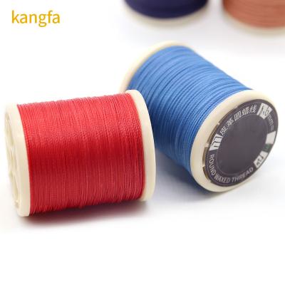 中国 30g 0.6mm 高強度繊維コア製縫製糸 ポリエステル結合用 ワックス製糸 販売のため