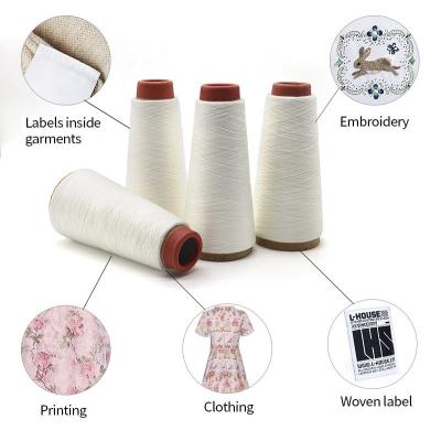 Cina 20/2 40/2 Filato di cucitura in poliestere spunto con modello bianco cerato 100% fornitura di poliestere all'ingrosso in vendita