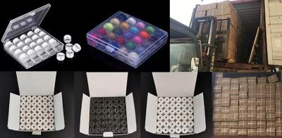 Cina 75D/2 fili di poliestere per macchine da cucire Protezione UV Sì Mercerizzato e resistente in vendita