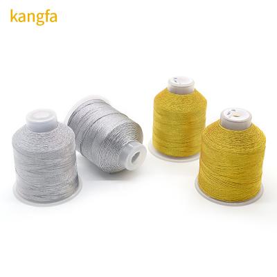 Cina 100 g di filo di seta di seta in oro e argento per ricami in vendita