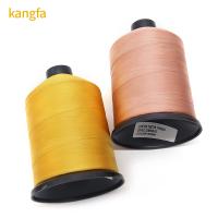 China Pattern Dyed Tex35 Tex45 Tex70 High Strength Multi-color Bonded Nylon Thread for Sofa for sale