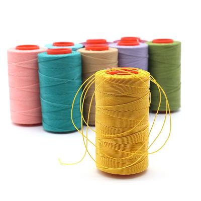 中国 重用用ワックス糸 420D/3 糸数 滑らかで耐久性のあるパッチワーク縫い 販売のため