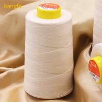 China 3000 Yard Overlock Cone Sewing Thread 100% Cotton for Machine Dyed Pattern OEM ODM for sale