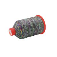 China 250g/roll Customized Neon Pink Polyester Thread for Leather Insole for sale