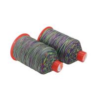 China 250g/roll Customized Neon Pink Polyester Thread for Leather Insole for sale