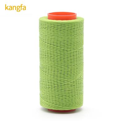 Cina 0.6mm 0.8mm 1mm 150D/16 filo tritato di poliestere grossolano cerato per la riparazione di artigianato in pelle in vendita