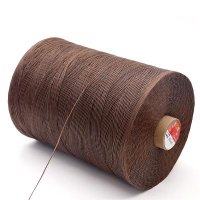 Cina 100% poliestere 1 kg colore cucito a mano filo di cera piatta per prodotti in pelle con 240 colori in vendita