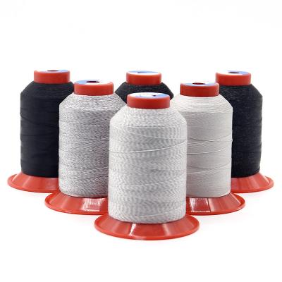 China Kangfa 150D/3 Antistatisch zilver geleidende draad voor het naaien van schoenen en 100% polyester Te koop