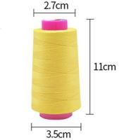 China All-Purpose Black Polyester Sewing Thread 3000 Yards for Sewing Machine 40s/2 Tex27 for sale