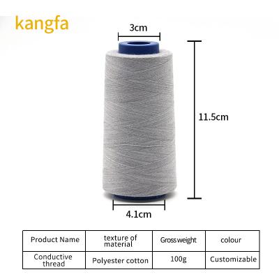 China Antistatisches Nähgarn 40/2 Edelstahl und Polyester für Leitungen zu verkaufen