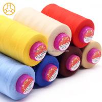 China Colorful Polyester Item Polyester Cotton Thread 100% Spun Sewing Thread for sale