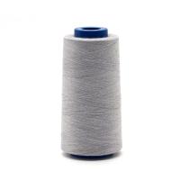China 40/2 100% Spun Polyester Cotton Sewing Thread for Touch Screen Silver Conductive Yarn for sale