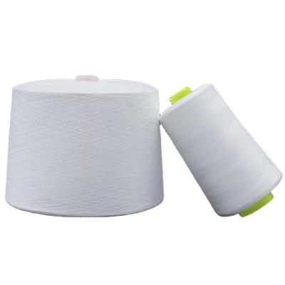 Cina Fabbricazione Produrre Filati di poliestere spunto OEM Bianco grezzo 60/2 con resistenza chimica in vendita