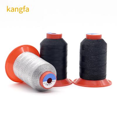 China 115G Antistatisches Polyesterdraht Metallfaser Kleidung Leitungsgarn mit Spundgarn zu verkaufen