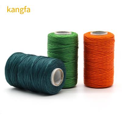 Cina OEM/ODM Accepted Waxed Cord Polyester Sewing Thread for Leather Macrame Bracelets DIY in vendita
