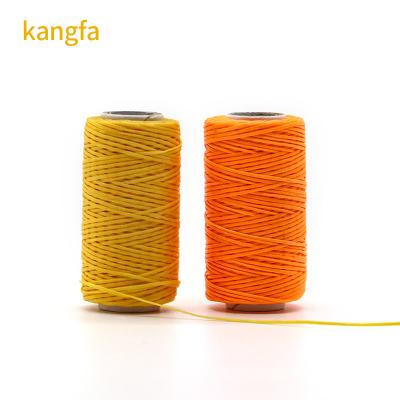 Cina OEM/ODM Accepted Waxed Cord Polyester Sewing Thread for Leather Macrame Bracelets DIY in vendita