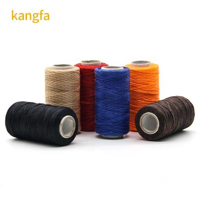 Cina OEM/ODM Accepted Waxed Cord Polyester Sewing Thread for Leather Macrame Bracelets DIY in vendita