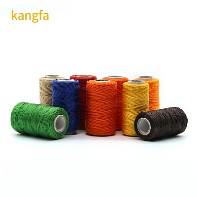 Cina OEM/ODM Accepted Waxed Cord Polyester Sewing Thread for Leather Macrame Bracelets DIY in vendita