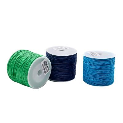 Cina 1mm Rattail Satin Nylon Trim Cord per gioielli 100 Yards Making Chinese Knot Beading Cord in vendita