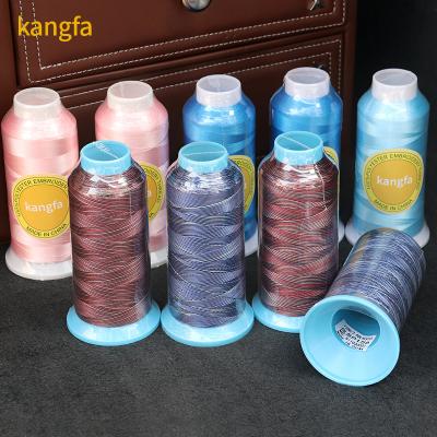 Cina OEM/ODM 96 colori fili di ricamo in poliestere 100% multicolore variegato per ricamo a macchina in vendita