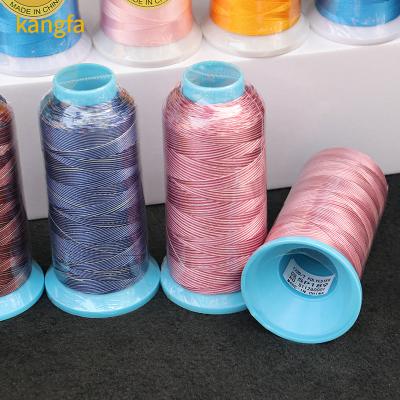 Cina OEM/ODM 96 colori fili di ricamo in poliestere 100% multicolore variegato per ricamo a macchina in vendita