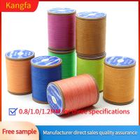 China 100% Polyester Flat Leather Waxed Thread 150d/16 Wax Thread MERCERIZED for Sewing for sale