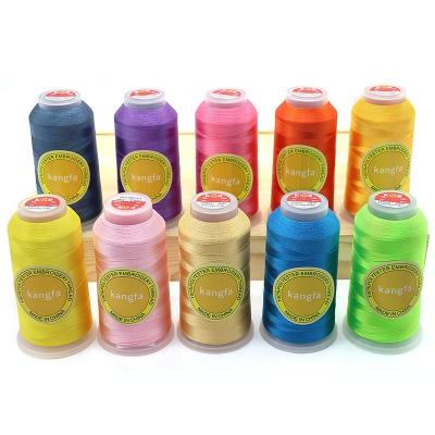 Cina Filato di seta resistente alle alte temperature per macchine da ricamo Peso netto/cone 100G-120g in vendita