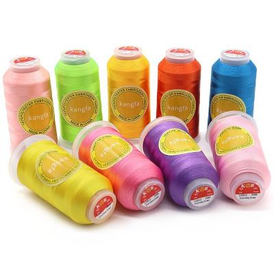 Cina Filato di seta resistente alle alte temperature per macchine da ricamo Peso netto/cone 100G-120g in vendita