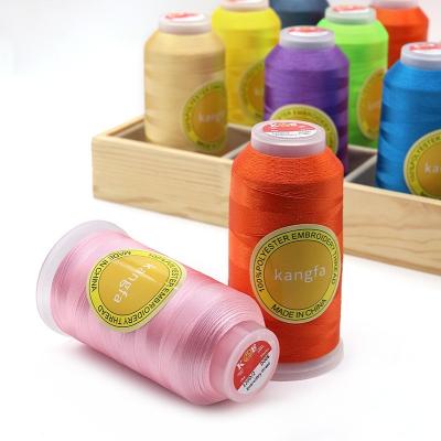 Cina Filato di seta resistente alle alte temperature per macchine da ricamo Peso netto/cone 100G-120g in vendita