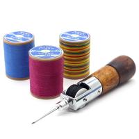 China High Temperature Resistant Durable Leather Flat Waxed Thread for DIY Handicraft Tool for sale