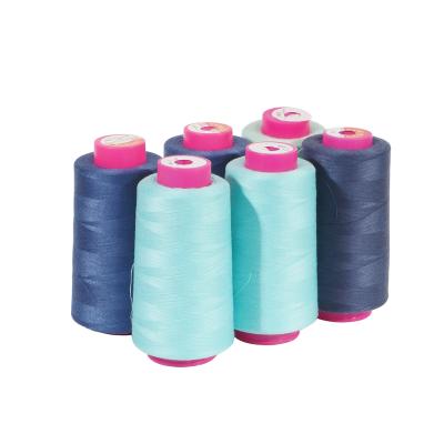 Cina Tintura 20/2 20/3 40/2 Filato di cucitura in poliestere spunto per abbigliamento Kangfa Tintura Modello Tintura in vendita
